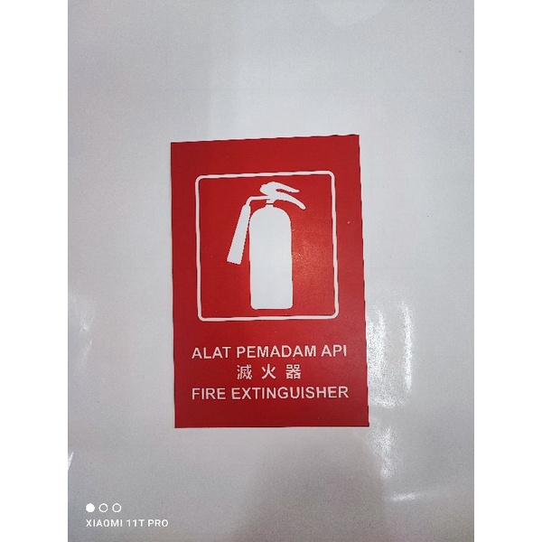 Fire extinguisher signage | Shopee Malaysia