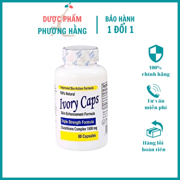 Ivory Caps Whitening Oral Tablets Glutathione Supplement, Reduce ...