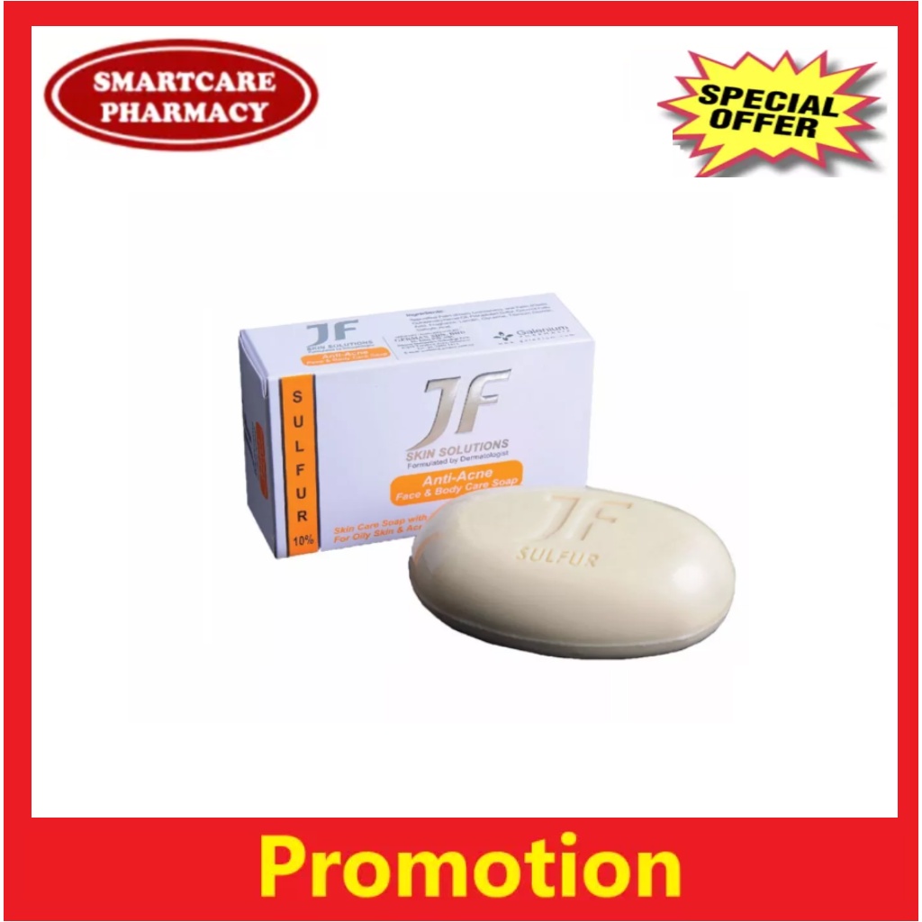 JF Skin Solutions Anti-Acne Sulfur Soap 100g- For Fungal Infections ...