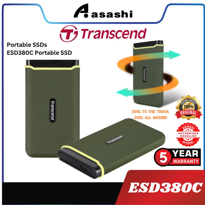 Transcend ESD380C 1TB/2TB/4TB USB3.2 Gen2 x2 Type-C Portable SSD ...