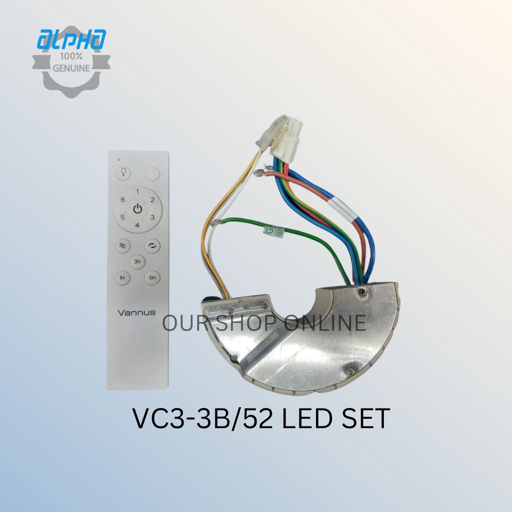 [ORIGINAL] ALPHA FAN PCB/RECEIVER ALPHA / VC3-3B/52 LED | Shopee Malaysia