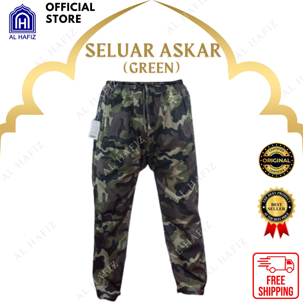 Seluar Kurta Corak Askar Cotton Kain Tebal By Al Hafiz / Seluar Jubah ...