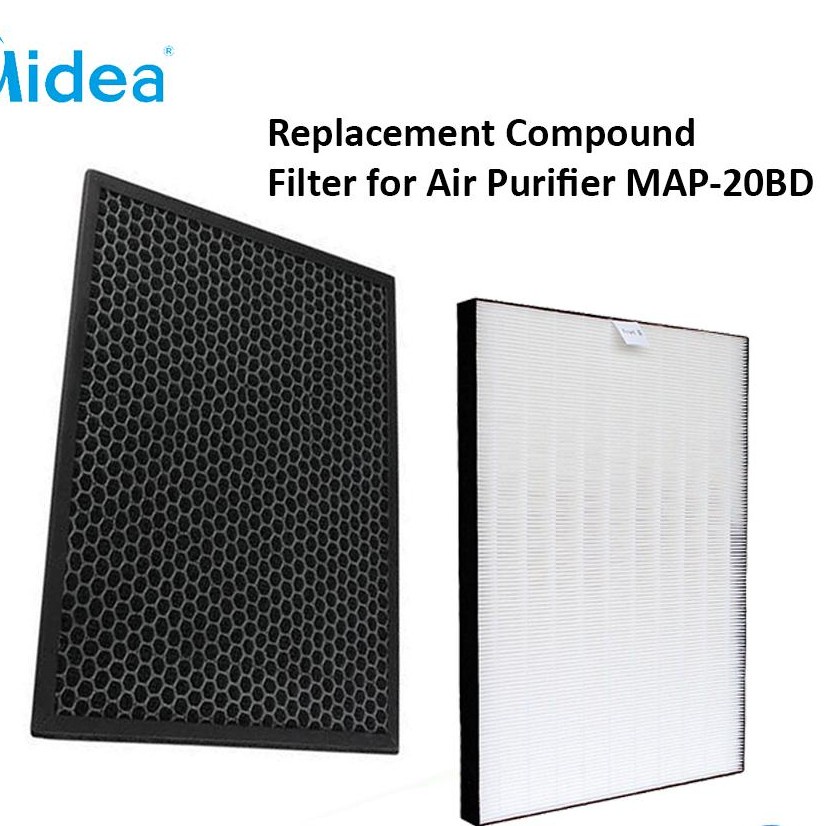Midea Air Purifier Replacement Filter For Model: MAP20BD | Shopee Malaysia
