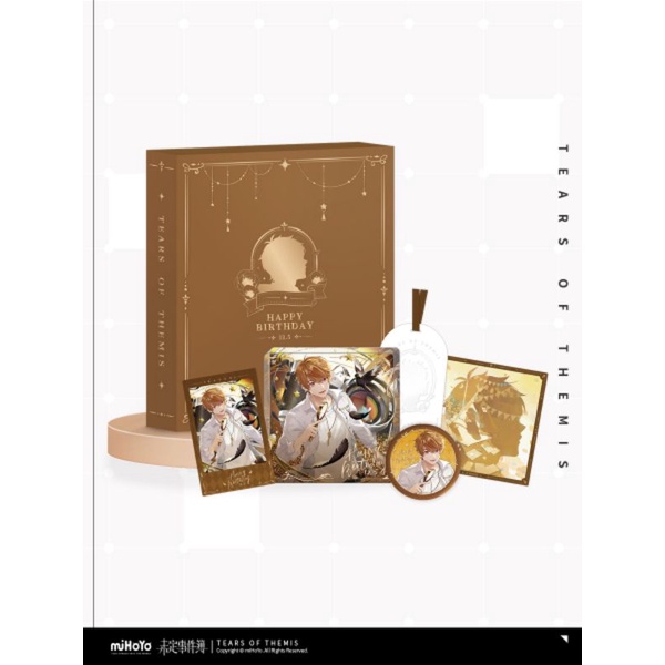 【未定事件簿 Tears of Themis】Birthday Gift Box 恋满韶荫系列夏彦生日纪念礼盒官方周边正版谷子 official merch merchandise ...