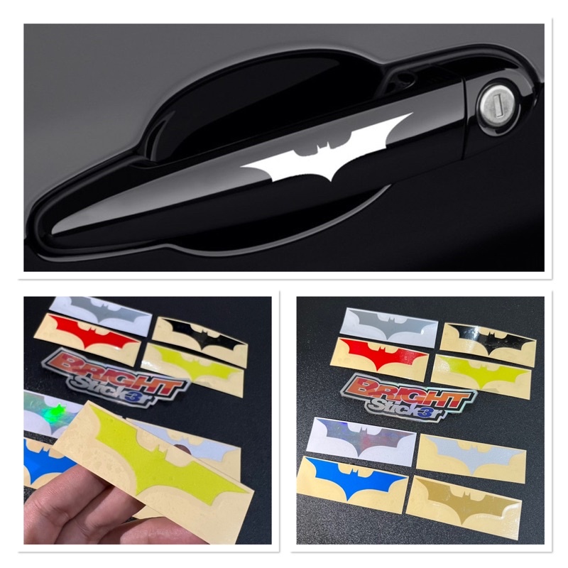 Batman LOGO STICKER Car Door HANDLE STICKER Cutting | Shopee Malaysia