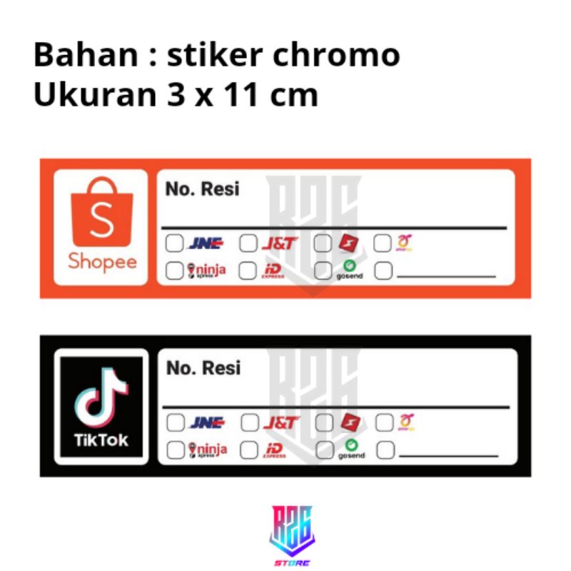 Shope delivery receipt sticker | Chromo shipping label sticker | Uk ...