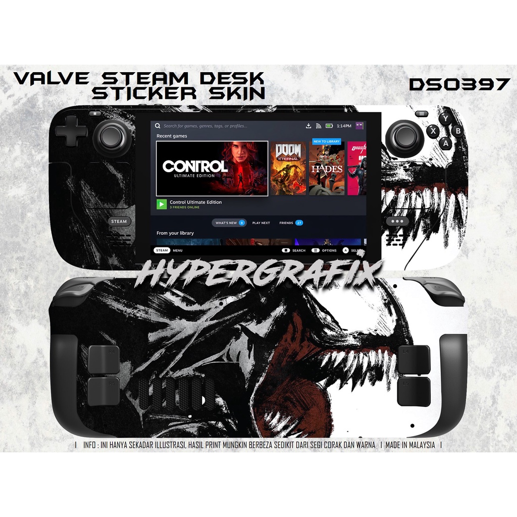 Steam Deck Sticker Skin 397 | Shopee Malaysia