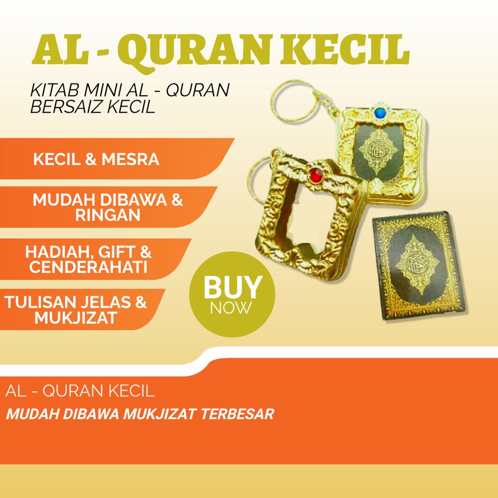Al Quran Kecil Simpanan Peribadi | Al Quran Mini | Shopee Malaysia