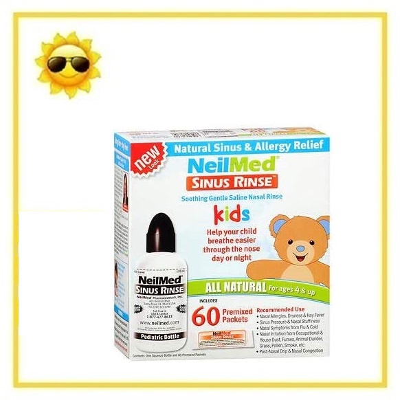 NEILMED KIDS SINUS RINSE STARTER KIT (60'S) | Shopee Malaysia
