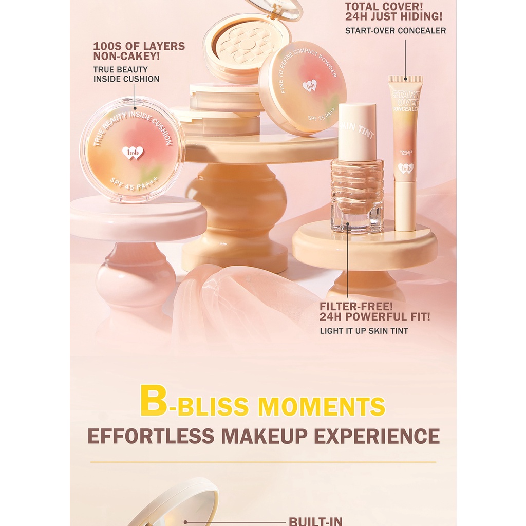 BNB barenbliss Bloomatte Fine to Refine Compact Powder [Up to 24H Oil ...