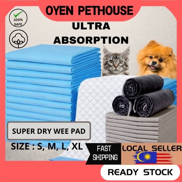 Pet Puppy Training Mat Wee Wee Pad Urine Pat for Cat Dog 5 layers 1 ...