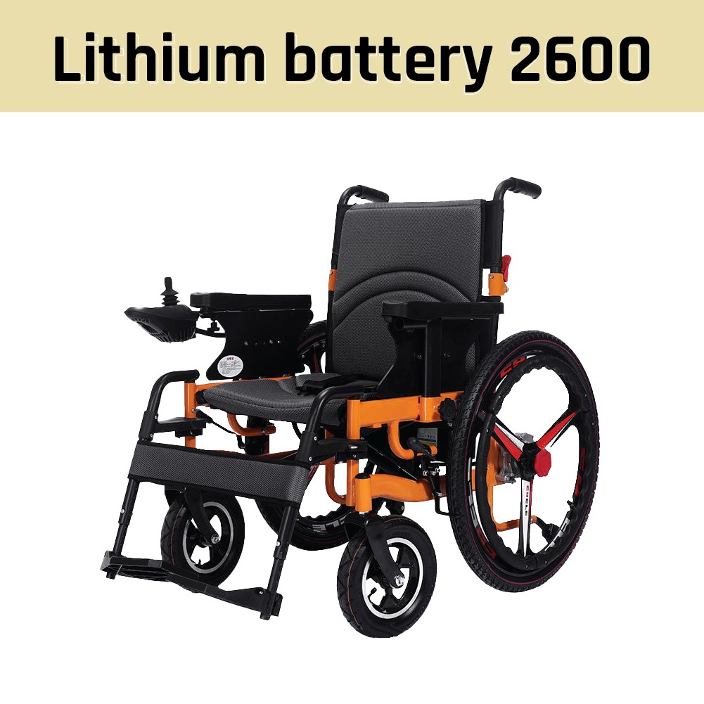 Kerusi Roda Elektrik Wheelchair Electric Lightweight Foldable Travel ...
