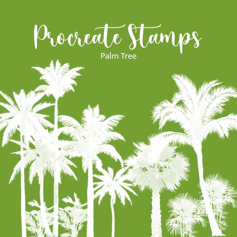 Procreate Stamps 15 Palm Trees | Shopee Malaysia