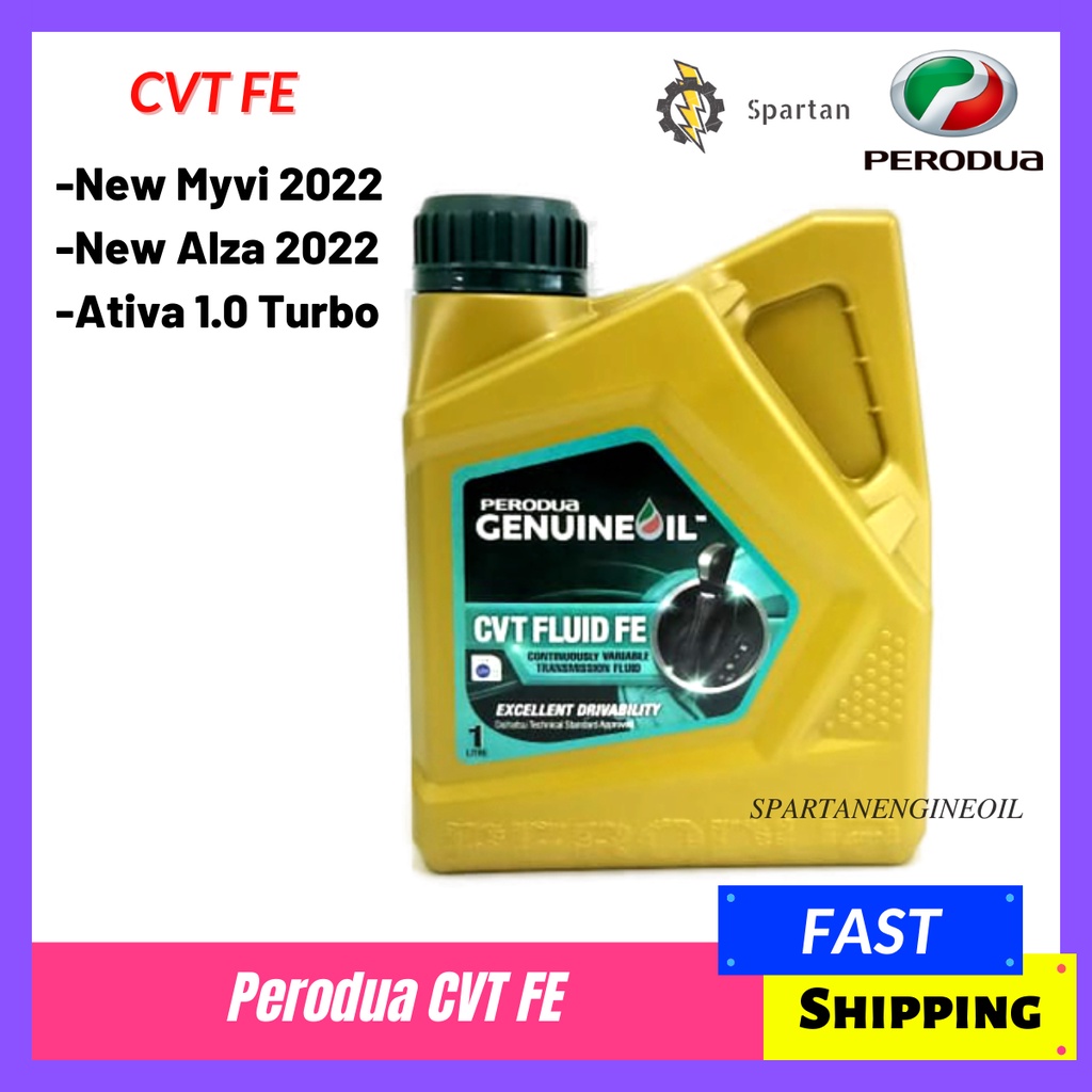100% GENUINE PERODUA CVT FE ATIVA 1.0 MYVI FACELIFT D51A CVT FLUID FE ...