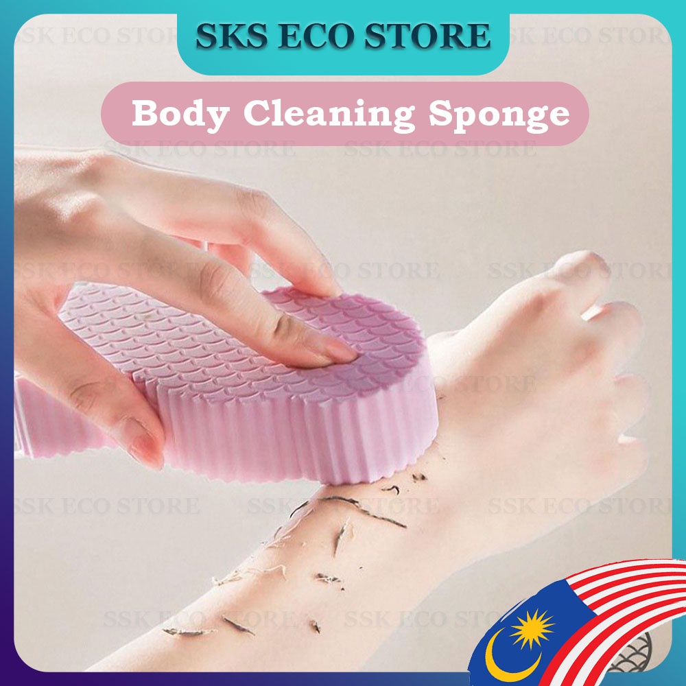 Bathroom Accessories Sponge Body Scrubber Shower Brush Tools For Baby ...
