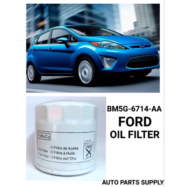 BM5G-6714-AA ORIGINAL FORD FIESTA , FORD KUGA , FORD FOCUS OIL FILTER ...
