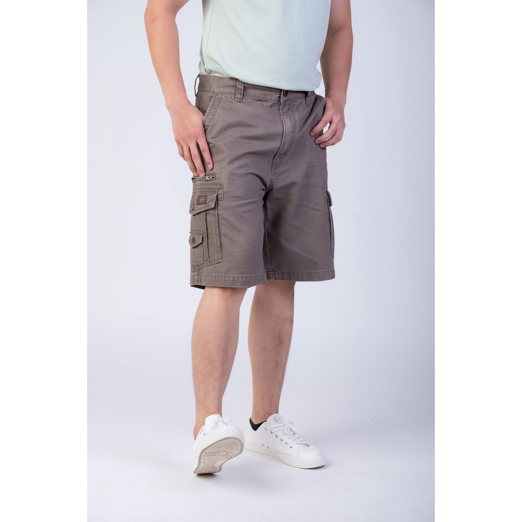 Dapper Men | Regular Cargo Short Pants Grey Khaki - HP10725 | Shopee ...