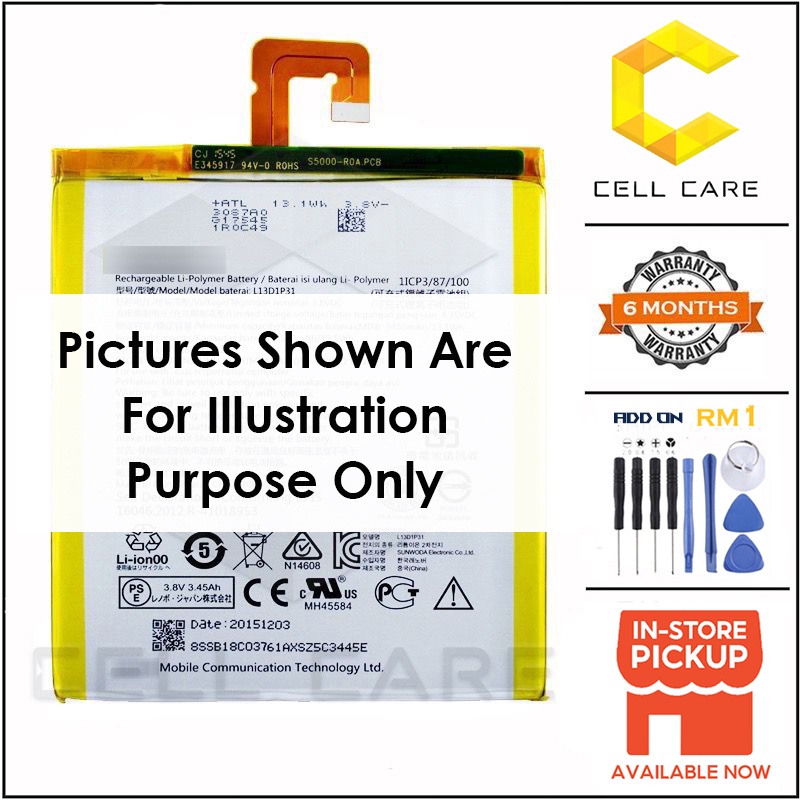 Battery L13D1P31 Compatible For LENOVO TAB 7 ESSENTIAL TB-7304I/S5000 ...