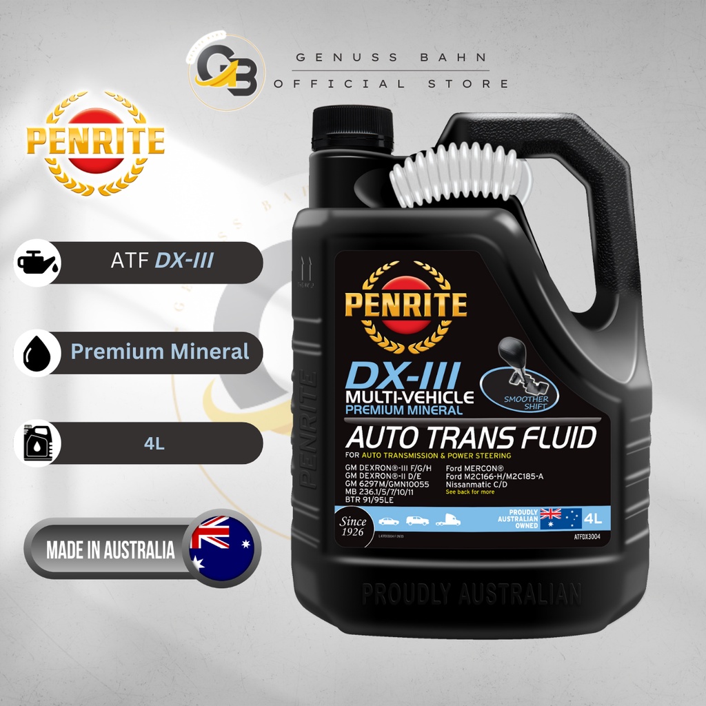 PENRITE ATF DX-III (Mineral) - Dexron III GM Dexron , Toyota ...