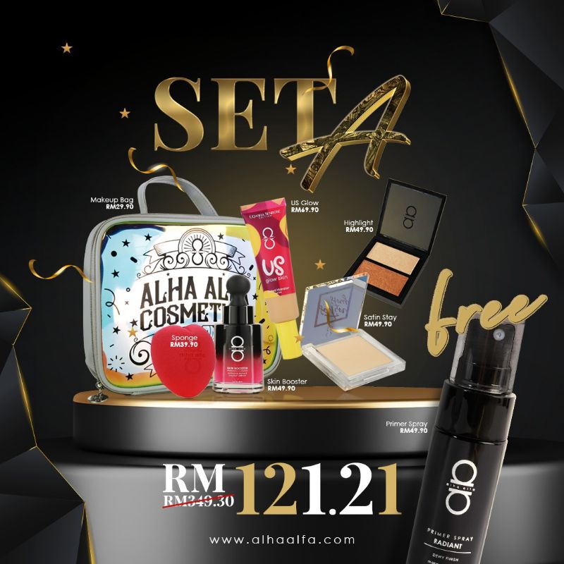 (NEW!!) ALHA ALFA Limited Edition MakeUp Set | Shopee Malaysia