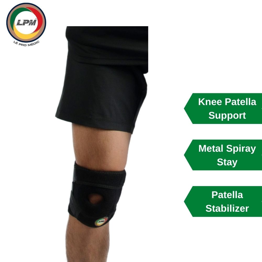 LPM Open Patella Knee Support - Knee Stabilizer for Arthritis LPM733 ...