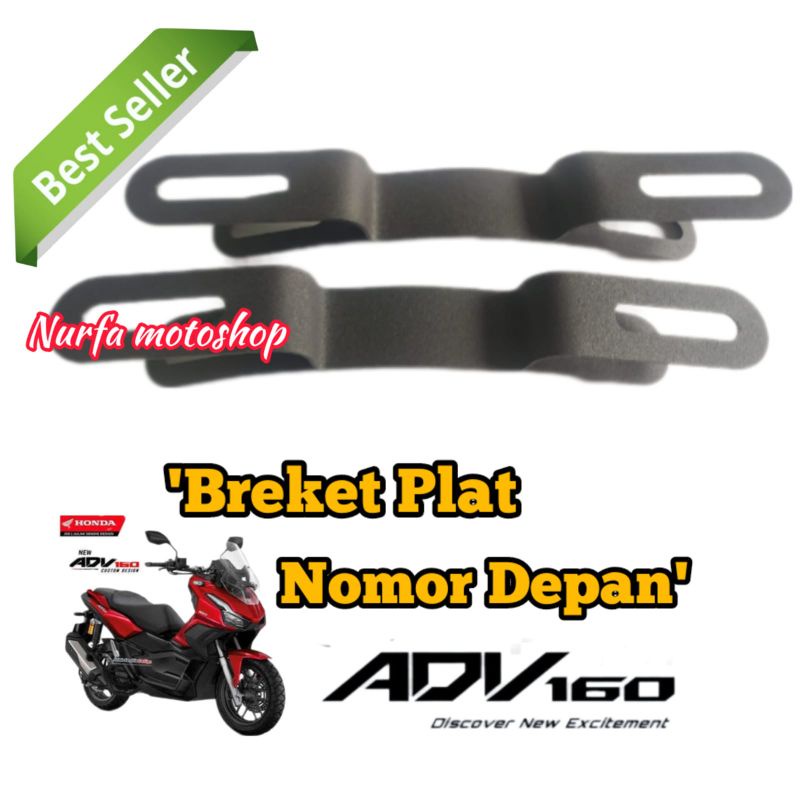 NEW Honda ADV 160 VISOR front number plate bracket | Shopee Malaysia