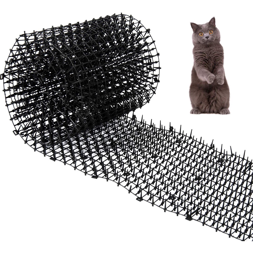 (Ready Stock)Animal Repel Mat Spike Scat Anti Climb Fence Wall Cat Dog ...