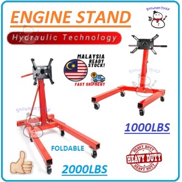 HIGH QUALITY ENGINE STAND 1000LBS 2000LBS Hydraulic Fix Type Car ...
