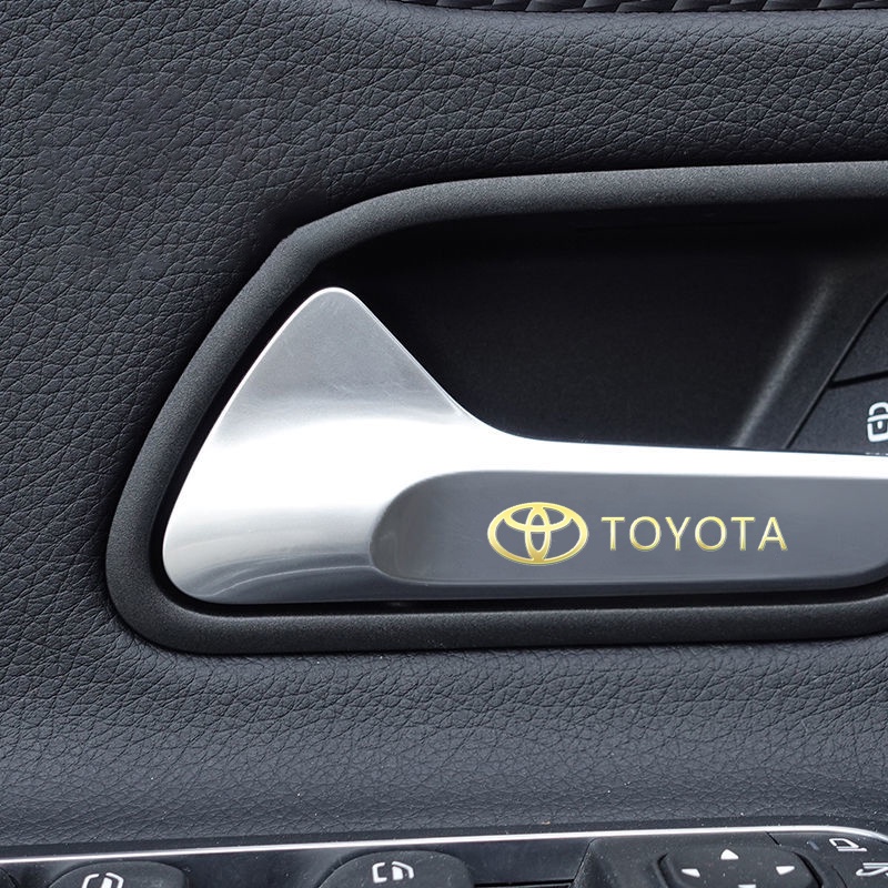 3pcs/set Mini Car Sticker Handle Steering Wheel Decals Label for Toyota ...