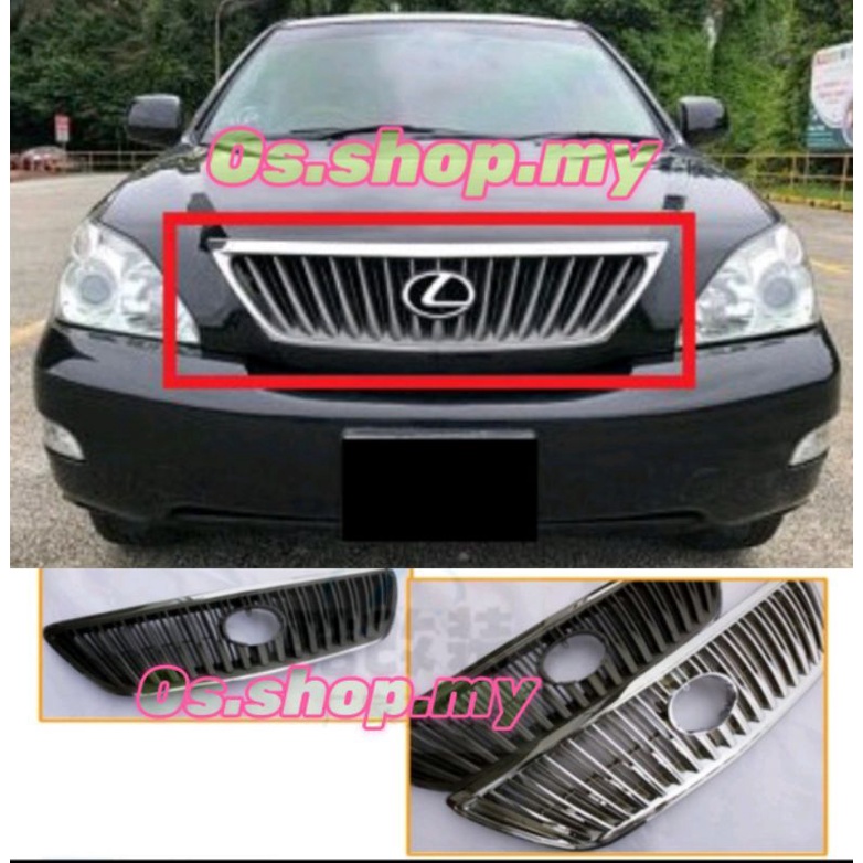 Toyota Harrier ACU30 MCU30 RX330 XU30 Front Grille With Logo Emblem Top ...