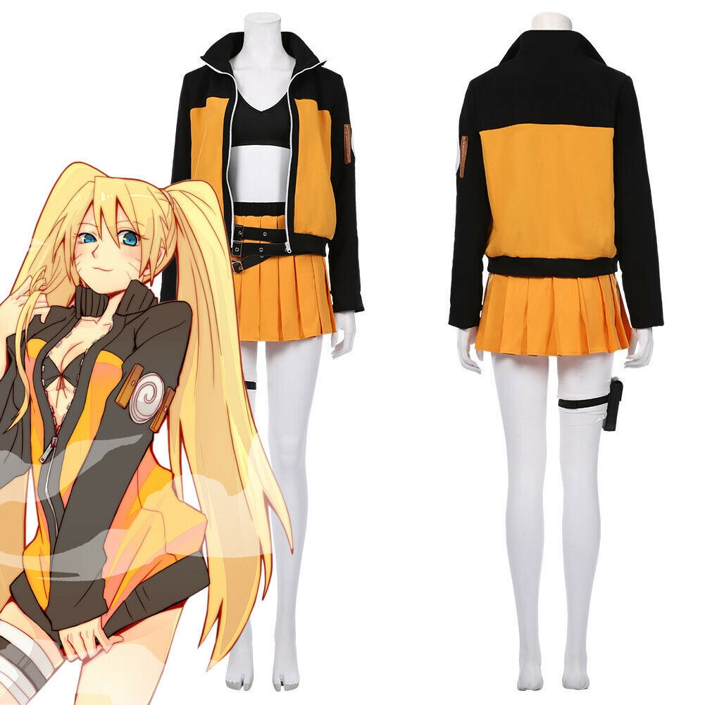Anime Uzumaki Suits Female Dress Sex Reversion Christmas Halloween