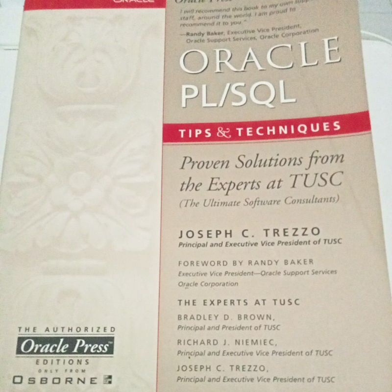1st Edition ref book Oracle PL/SQL : Tips and Techniques ref book | Shopee Malaysia