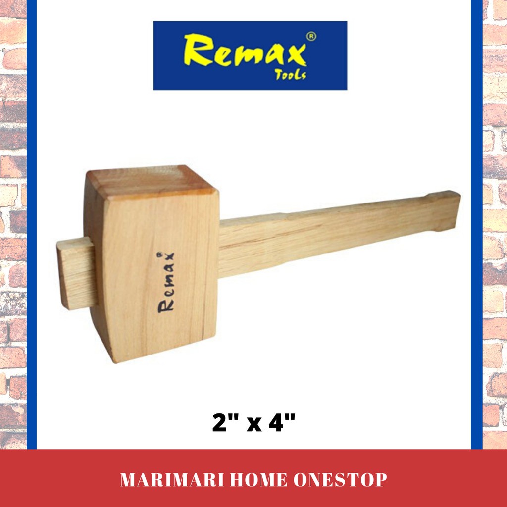 2" X 4" REMAX Wood Wooden Mallet Hammer / Tukul Kayu | Shopee Malaysia