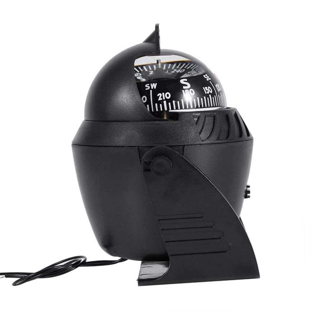 High Precision Sea Pivoting Marine Compass Electronic LED Light Boat ...