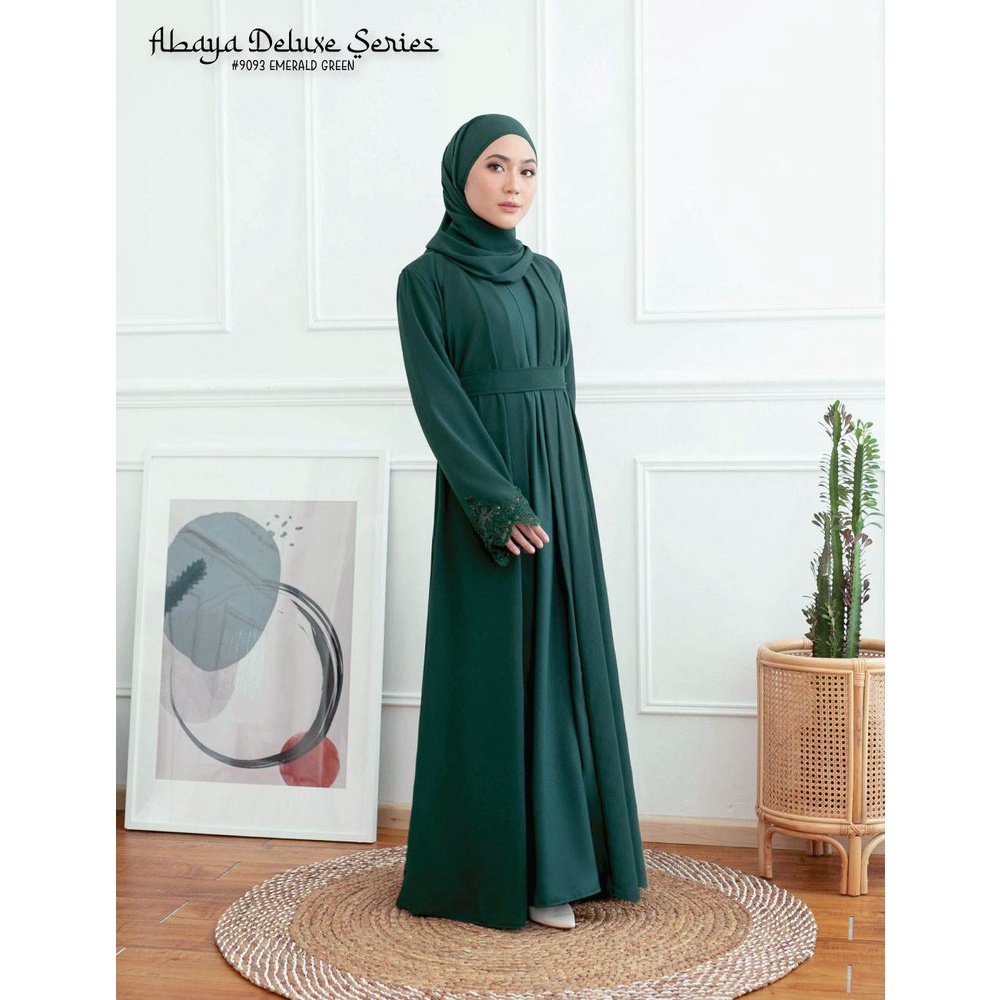 CHICCHOC l ABAYA DELUXE SERIES 9093 BAJU RAYA READY STOCK | Shopee Malaysia