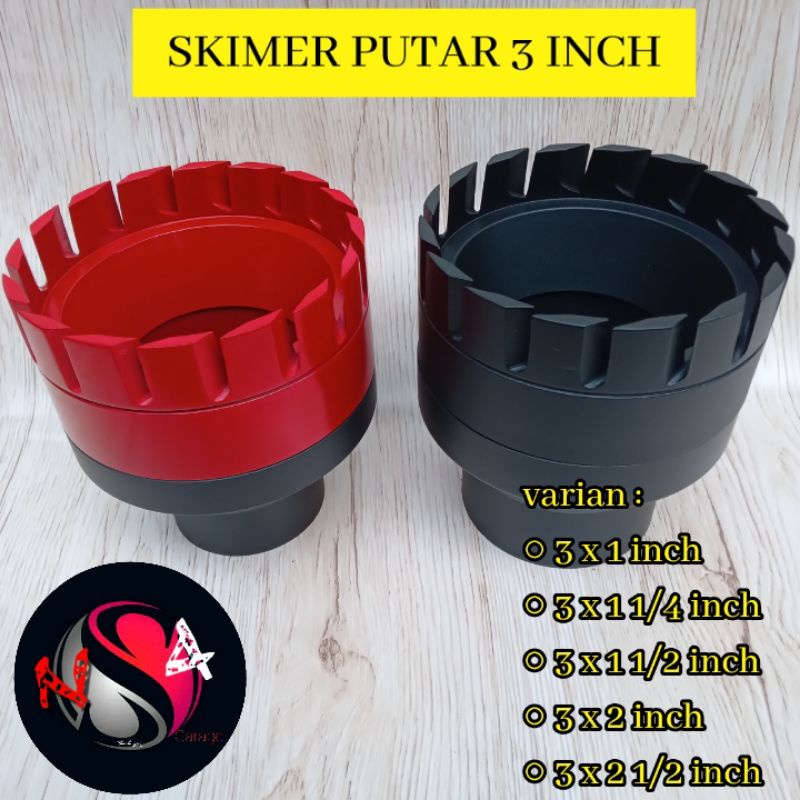 3 INCH ROTATING SKIMMER / KOI POND SKIMER / ROTATING SKIMER / FLOATING ...