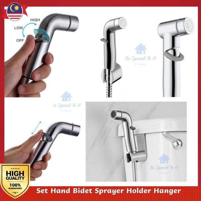 Flow Adjustable Shattaf Bidet Sprayer Healthy Faucet ABS Handheld Spray ...