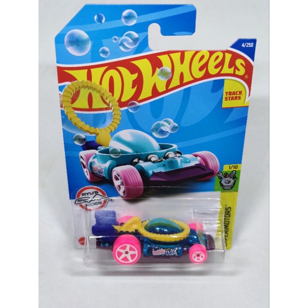 Hot Wheels BUBBLE MATIC Purple Fantasy 1/64 Diecast Car [7cm x 2.5cm x ...