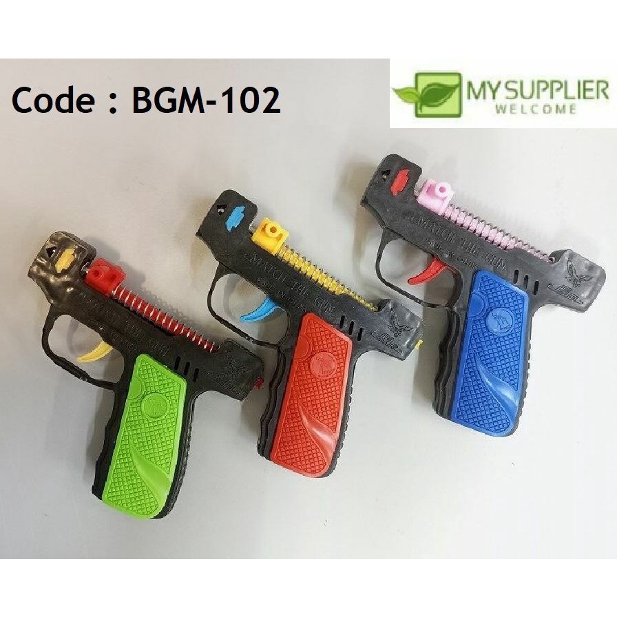 BGM-102 Matches Gun Kids Toy Pop Sound / Pistol Mancis L13cm*W11cm*H4cm ...