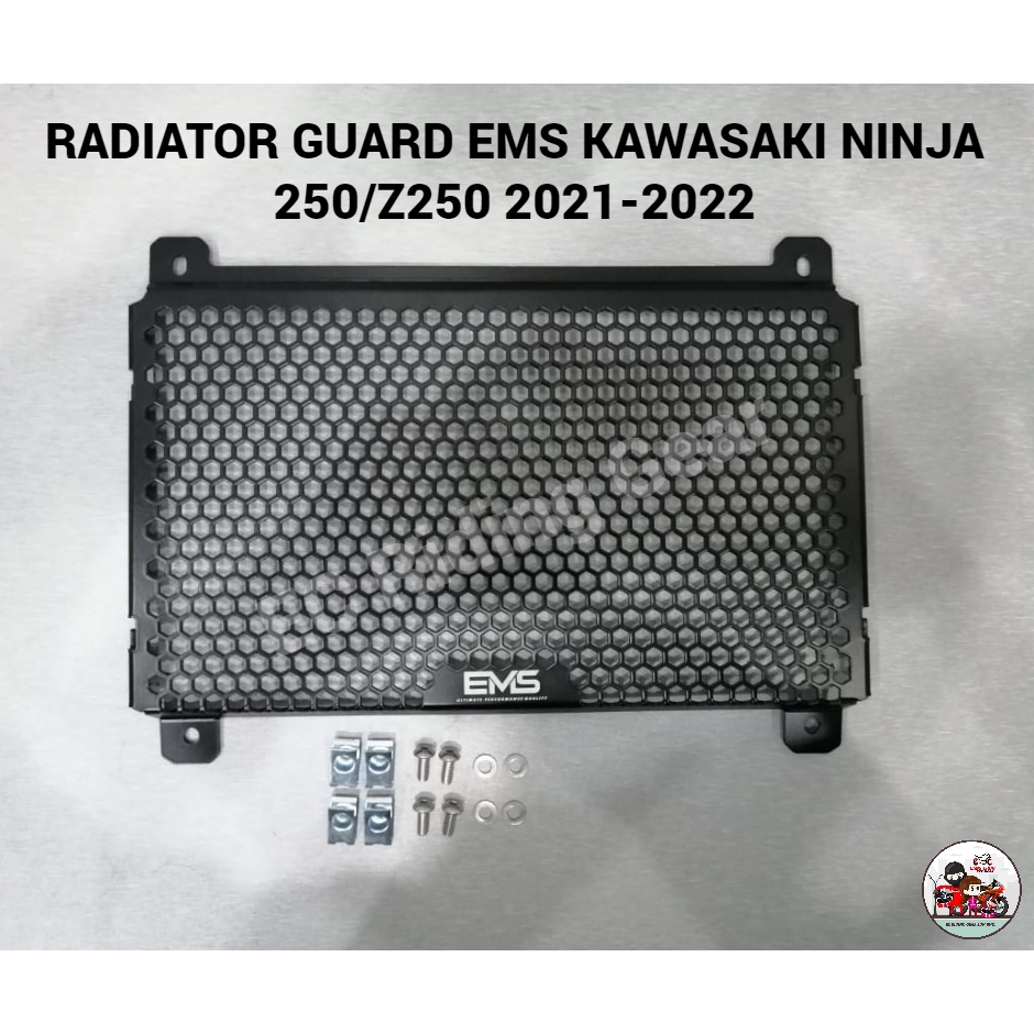 RADIATOR GUARD EMS KAWASAKI NINJA 250 Z250 NINJA 400 Z400 (2018-2023 ...