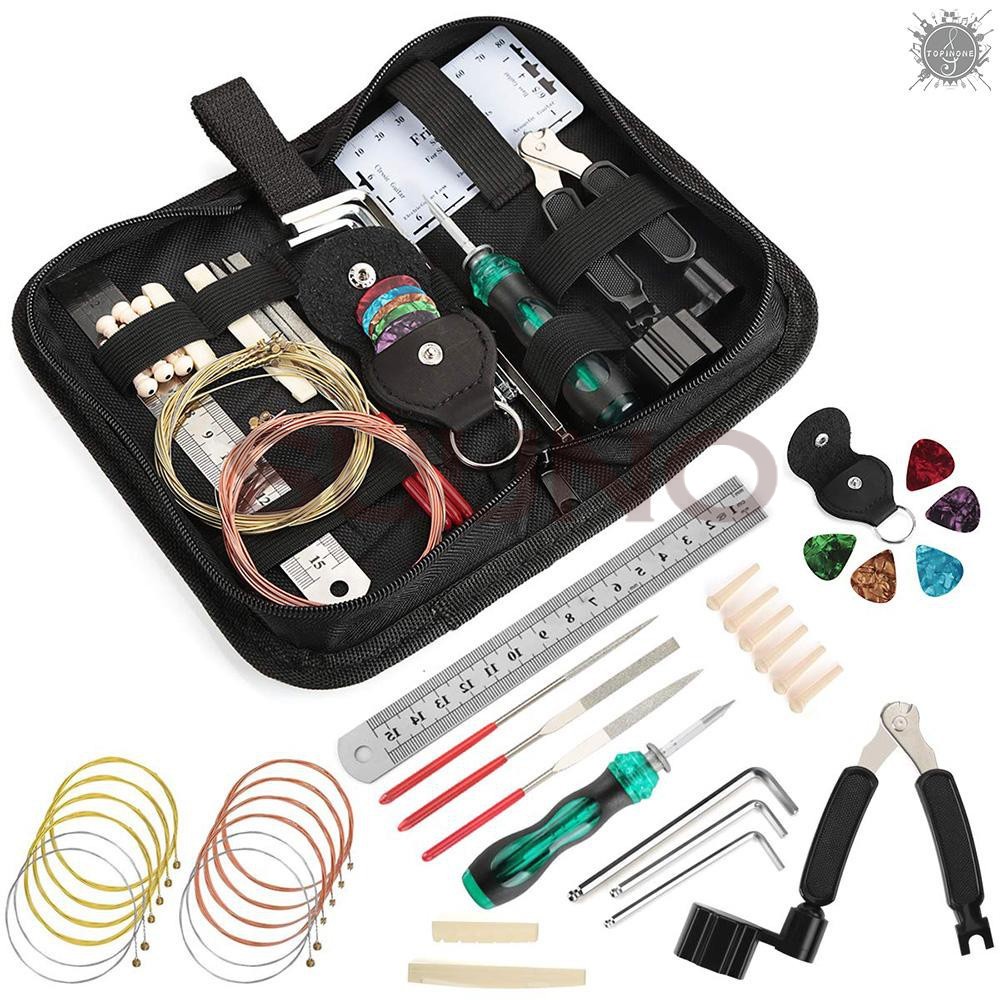 Full Set Guitar Repair Guitar Maintenance Includes Cleaning Tool Kit ...