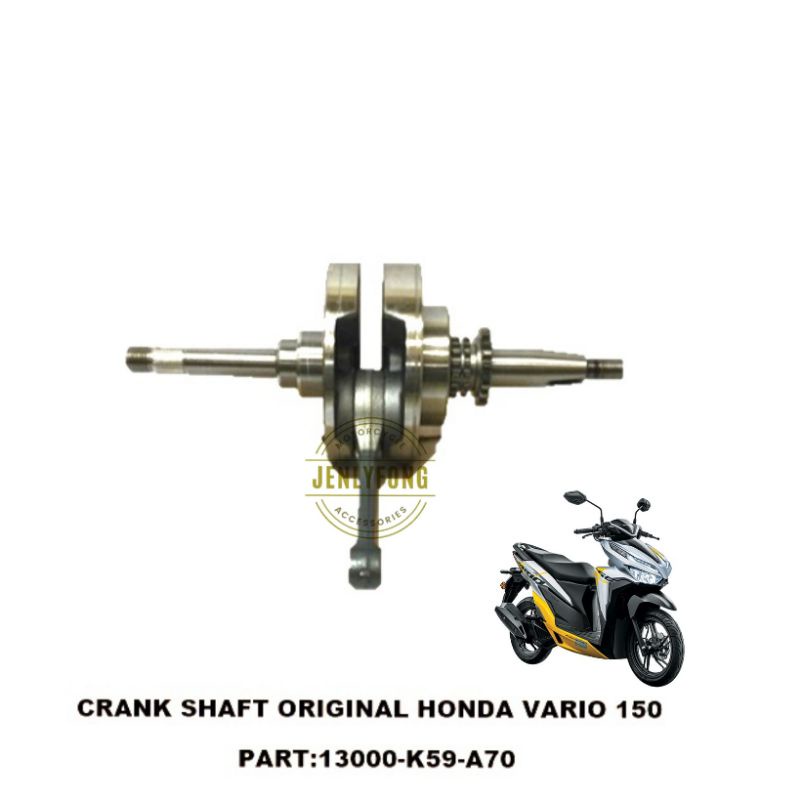 (100% ORIGINAL VIETNAM) HONDA VARIO CRANKSHAFT ASSY CRANK SHAFT ...