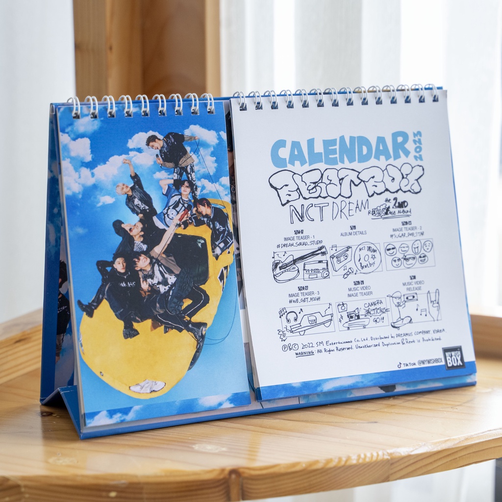 Nct DREAM CALENDAR 2023, Photos and Birthdays of the NCT DREAM | Shopee ...