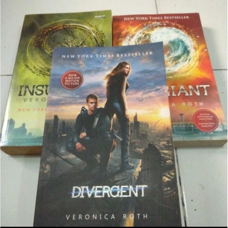 Novel Divergent Insurgent Allegiant Veronica Roth | Shopee Malaysia