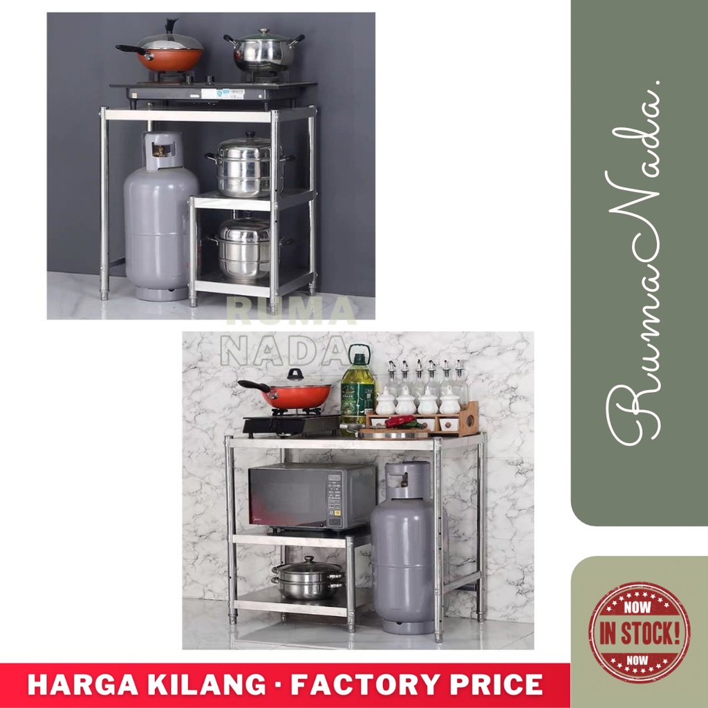 Stainless Steel Kitchen Stove Rack / Gas Rack / Rak Dapur Gas Rak ...