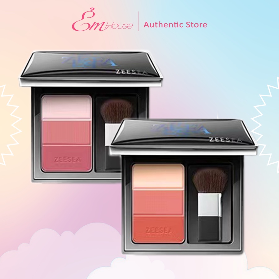 Zeesea Tri Color Blush 3 Color Chalkboard | Shopee Malaysia