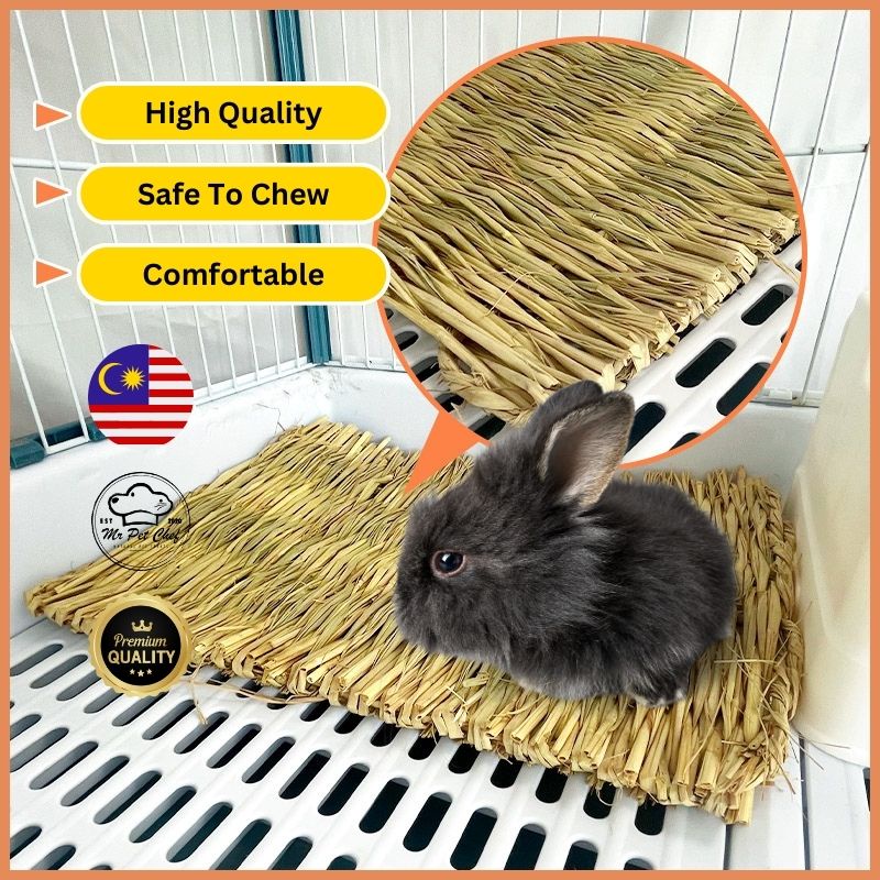 Pet Floor Mat for Rabbit Cage Rabbit Bed Pelapik Sangkar Arnab Jerami ...