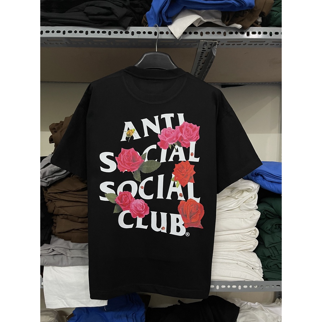 Assc rose cotton loose t-shirt for men and women - Streetwears SG ...
