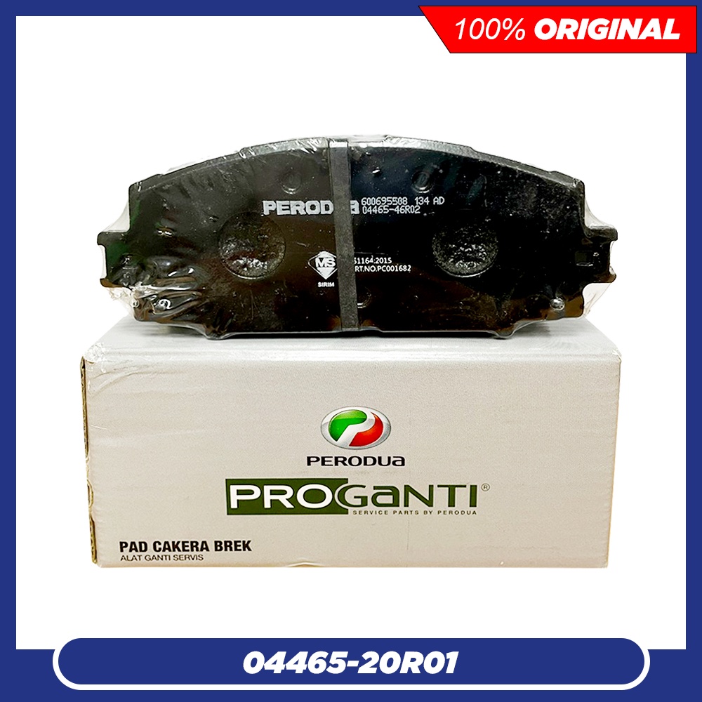 PERODUA PROGANTI DISC BRAKE PAD FRONT - Myvi 1.3 1.5 D20N NEW 2018 ...
