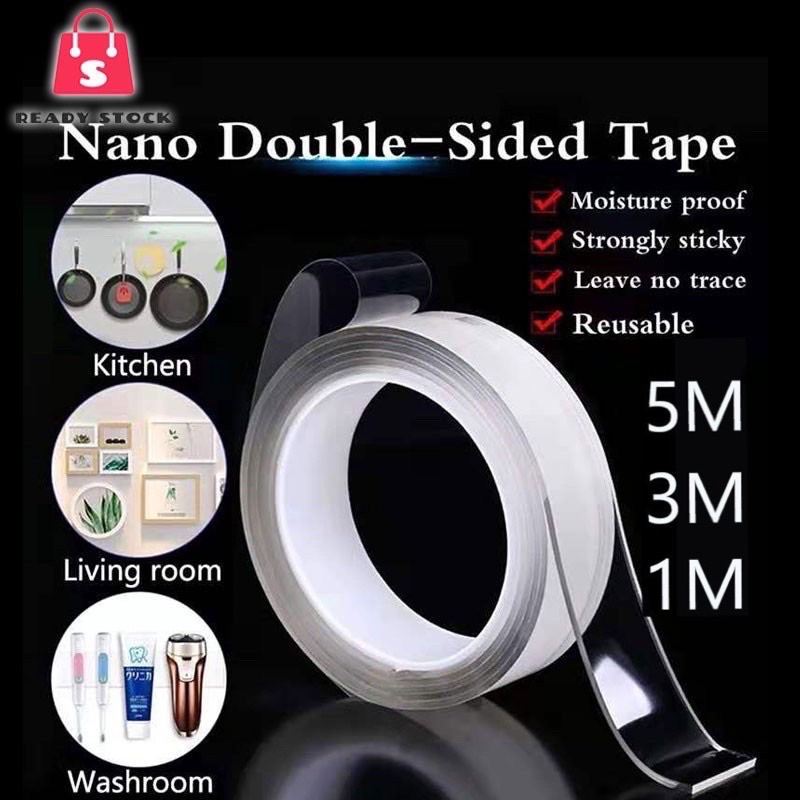 🔥Hot item HSP-E1-4🔥 Double Sided Tape Transparent No Trace Acrylic ...